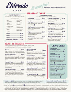 Menus – Eldorado